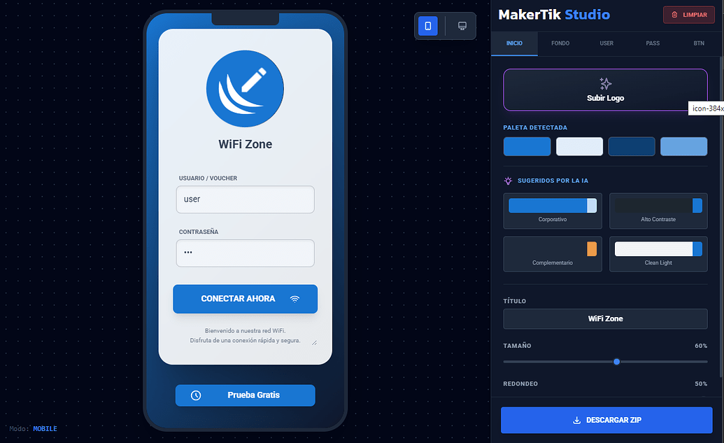 MakerTik, Mikrotik Hotspot Login Page - General - MikroTik community forum