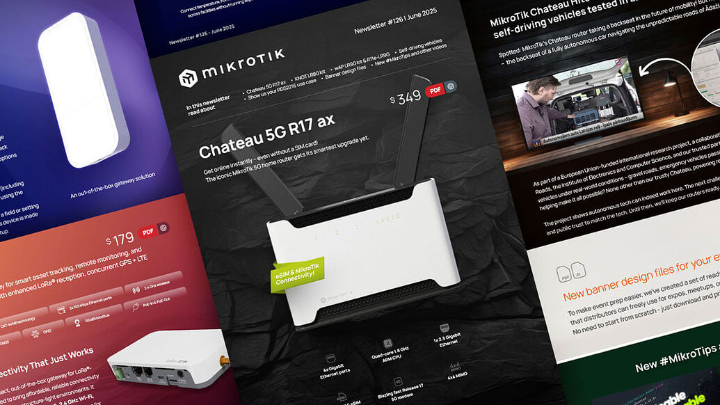 Newsletter #126 - Announcements - MikroTik community forum
