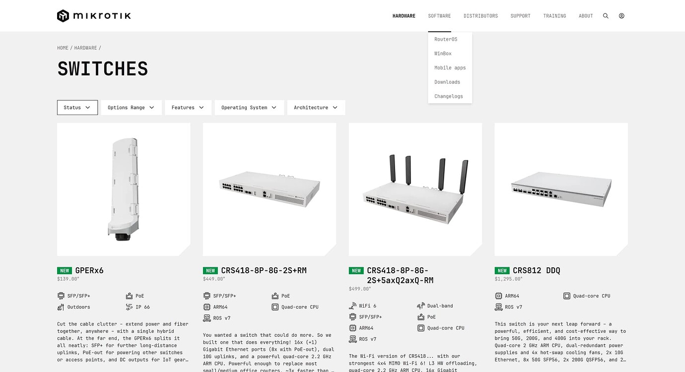 New MikroTik website - General - MikroTik community forum