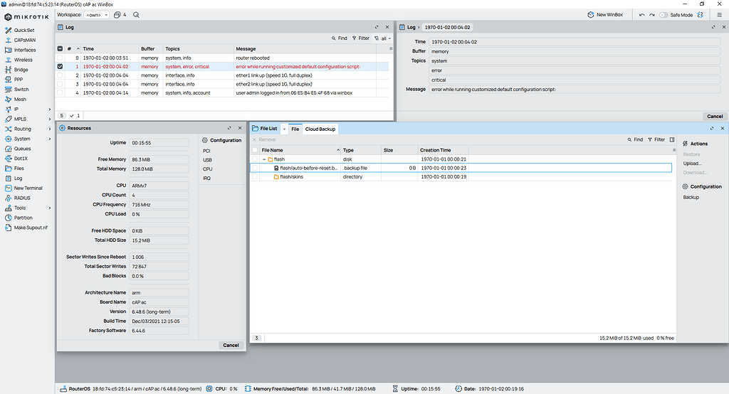 "Could not find network interface" when trying to use Netinstall - Beginner Basics - MikroTik ...