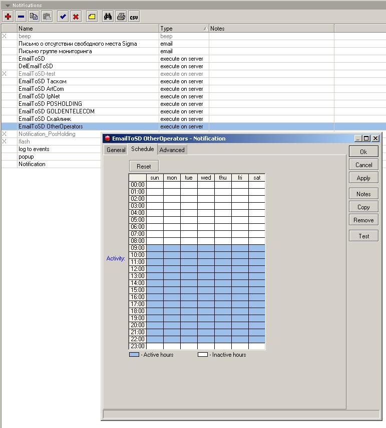 Problem with notifications - The Dude - MikroTik community forum