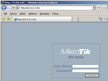 RouterOS + Dude Web Interface problems... - The Dude - MikroTik ...