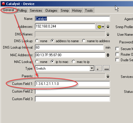 How to use OID-value in CustomField - The Dude - MikroTik community forum