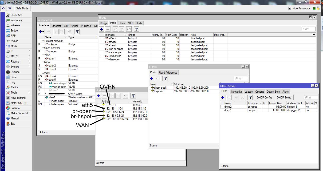 Please Help - multiple bridges 2 VLAN 1 AccessPoint - General - MikroTik community forum