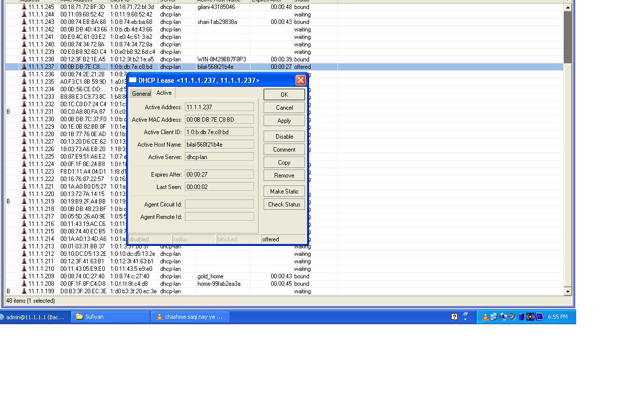 Dhcp Issue General Mikrotik Community Forum