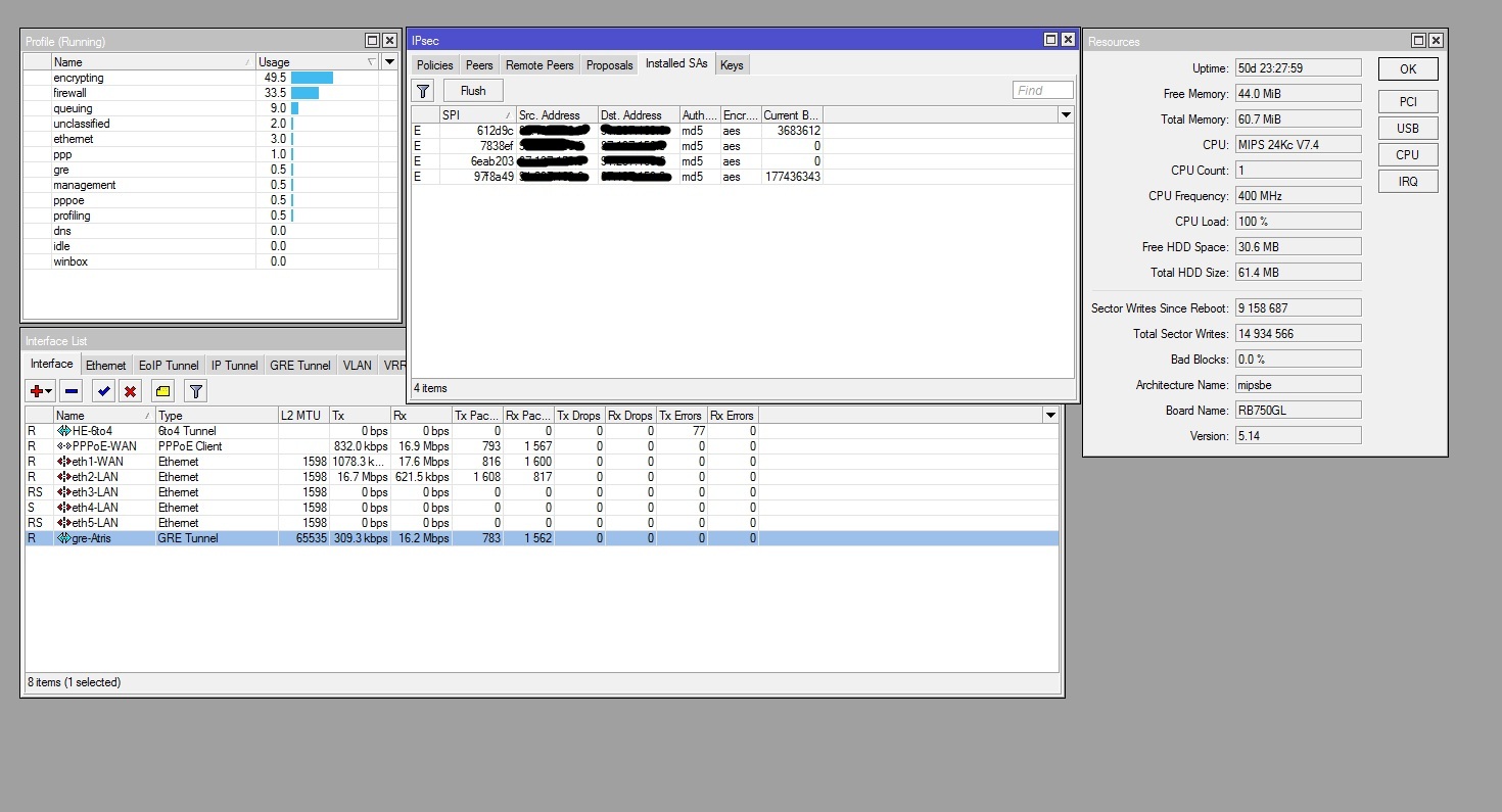 Ipsec Performance General Mikrotik Community Forum