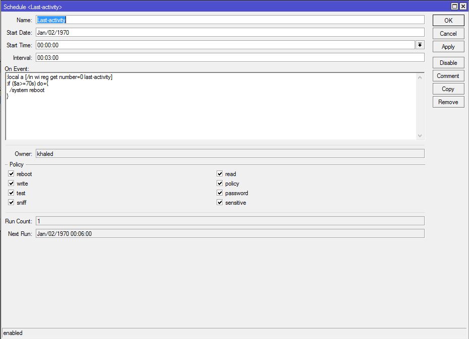this script not working when wireless freezing -HELP- - Scripting - MikroTik community forum