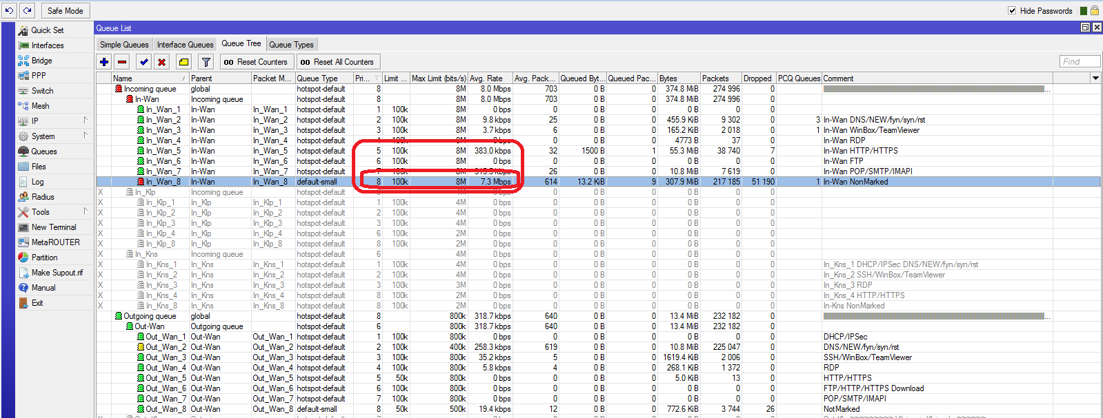Queue Tree & Priority, - General - MikroTik community forum