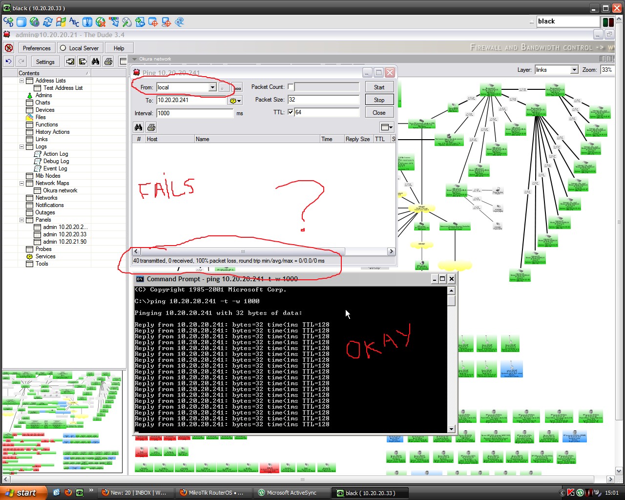 Pinging in Dude client fails as Windows 'restricted user' - The Dude ...