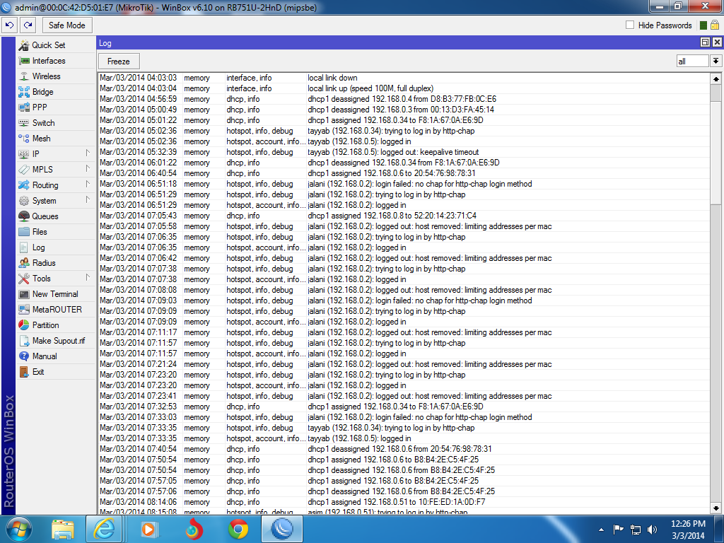 host removed limiting address per mac - Scripting - MikroTik community forum