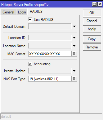 trying to make a radius server for my hotspot-basic question - Beginner ...