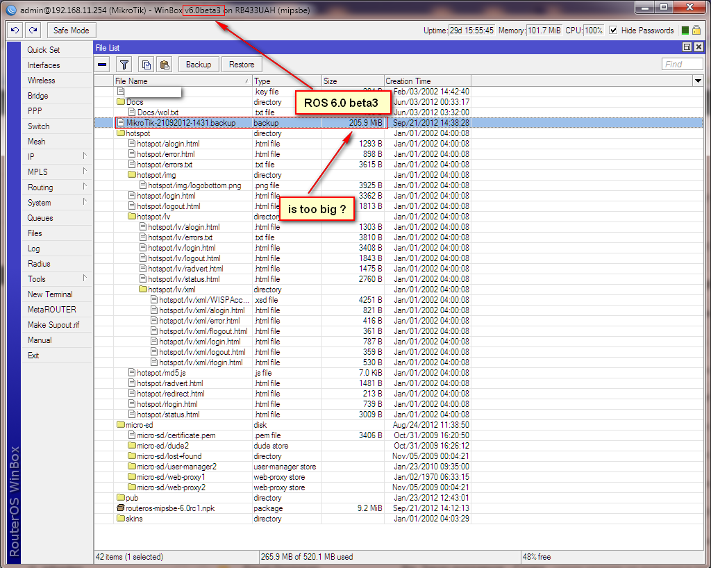 RouterOS v6 release candidate 1 - General - MikroTik community forum