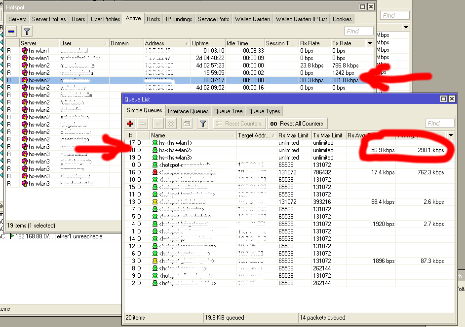 Queue / Hotspot + Usermanager - Wireless Networking - MikroTik community forum