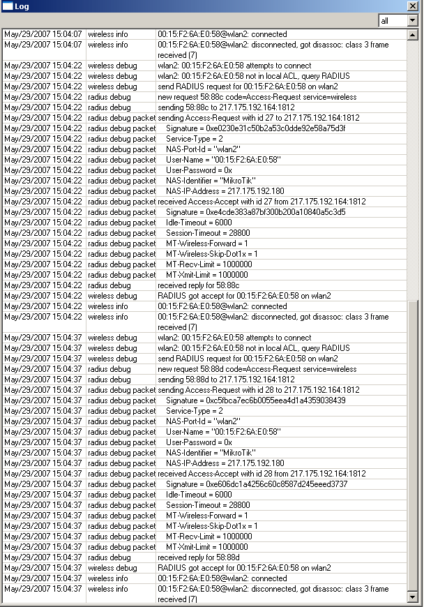 Mikrotik and Radius Mac authentification - Wireless Networking - MikroTik community forum