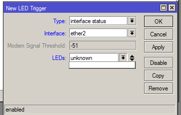 Active/Blink LEDs on mikrotik - Beginner Basics - MikroTik community forum