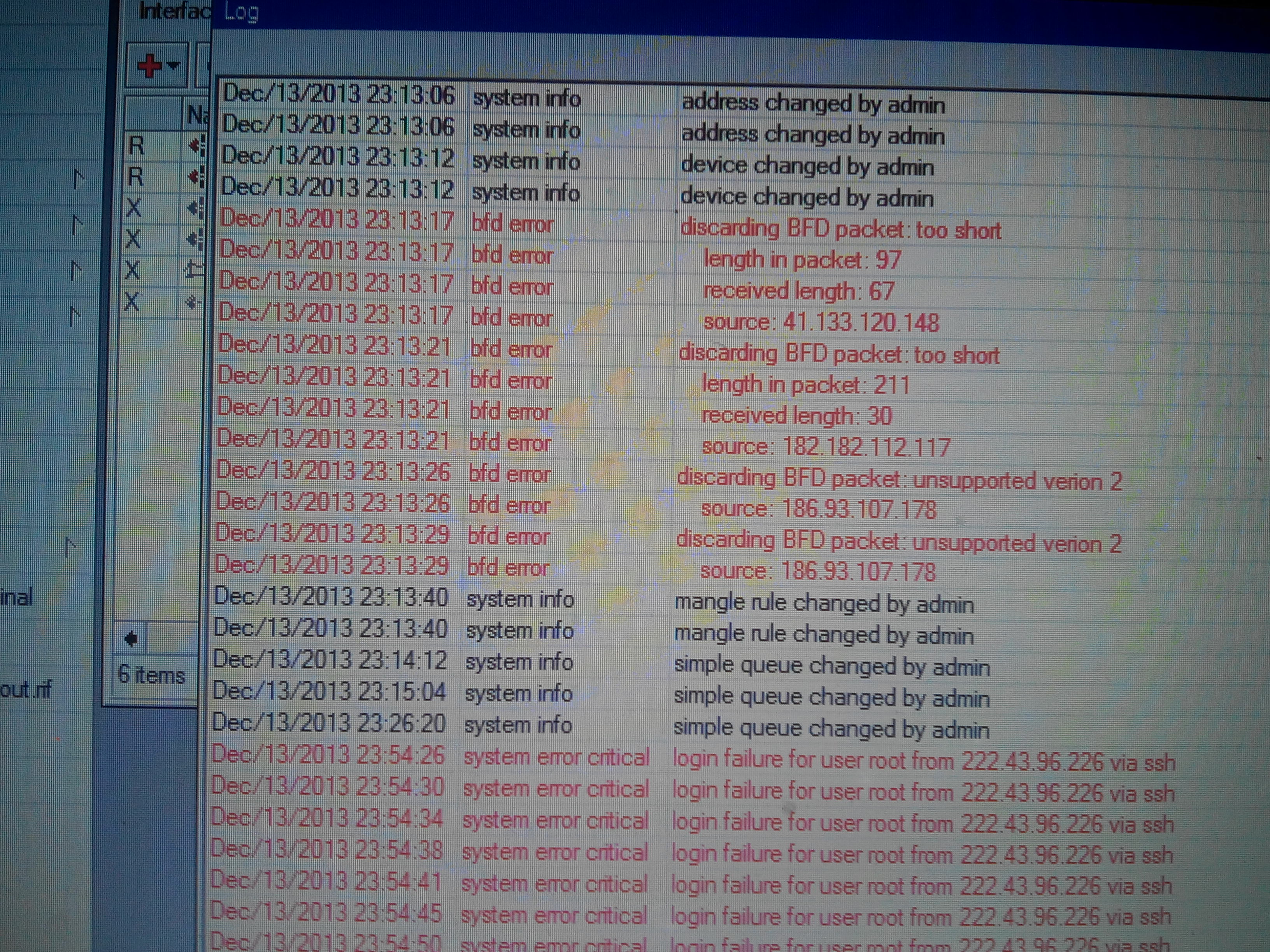 Mikrotik Log information - Beginner Basics - MikroTik community forum