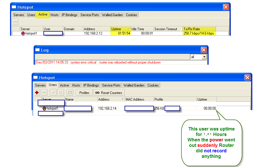 Calculation Uptime when router was rebooted !!! - Beginner Basics - MikroTik community forum