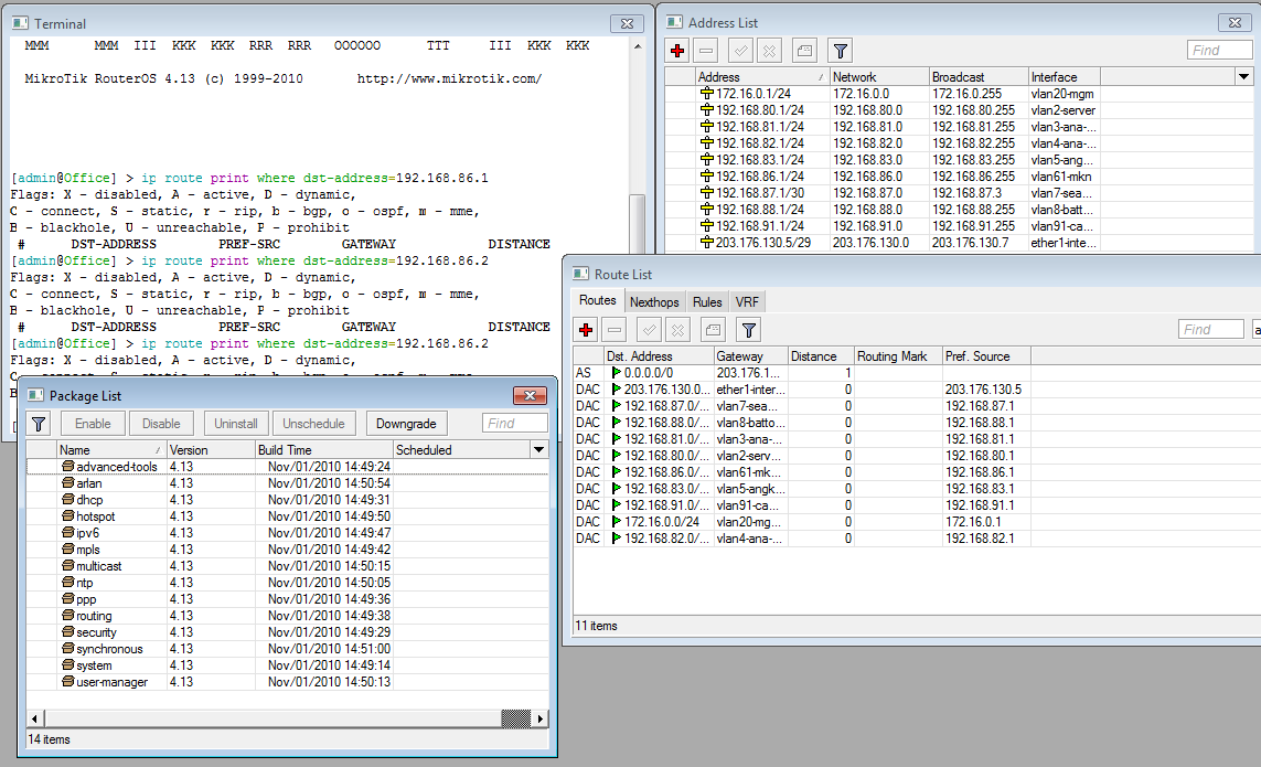 show ip route x.x.x.x - Scripting - MikroTik community forum