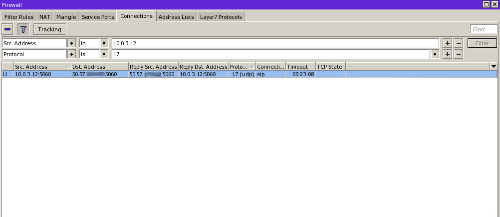 Multiple Unreplied Connections on SIP Traffic - General - MikroTik community forum