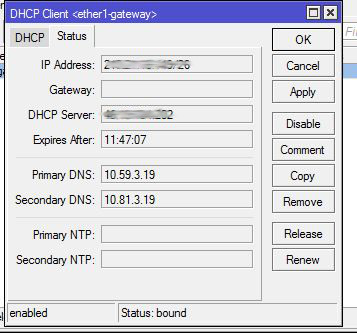 750G DHCP client does not display gateway address - Beginner Basics - MikroTik community forum