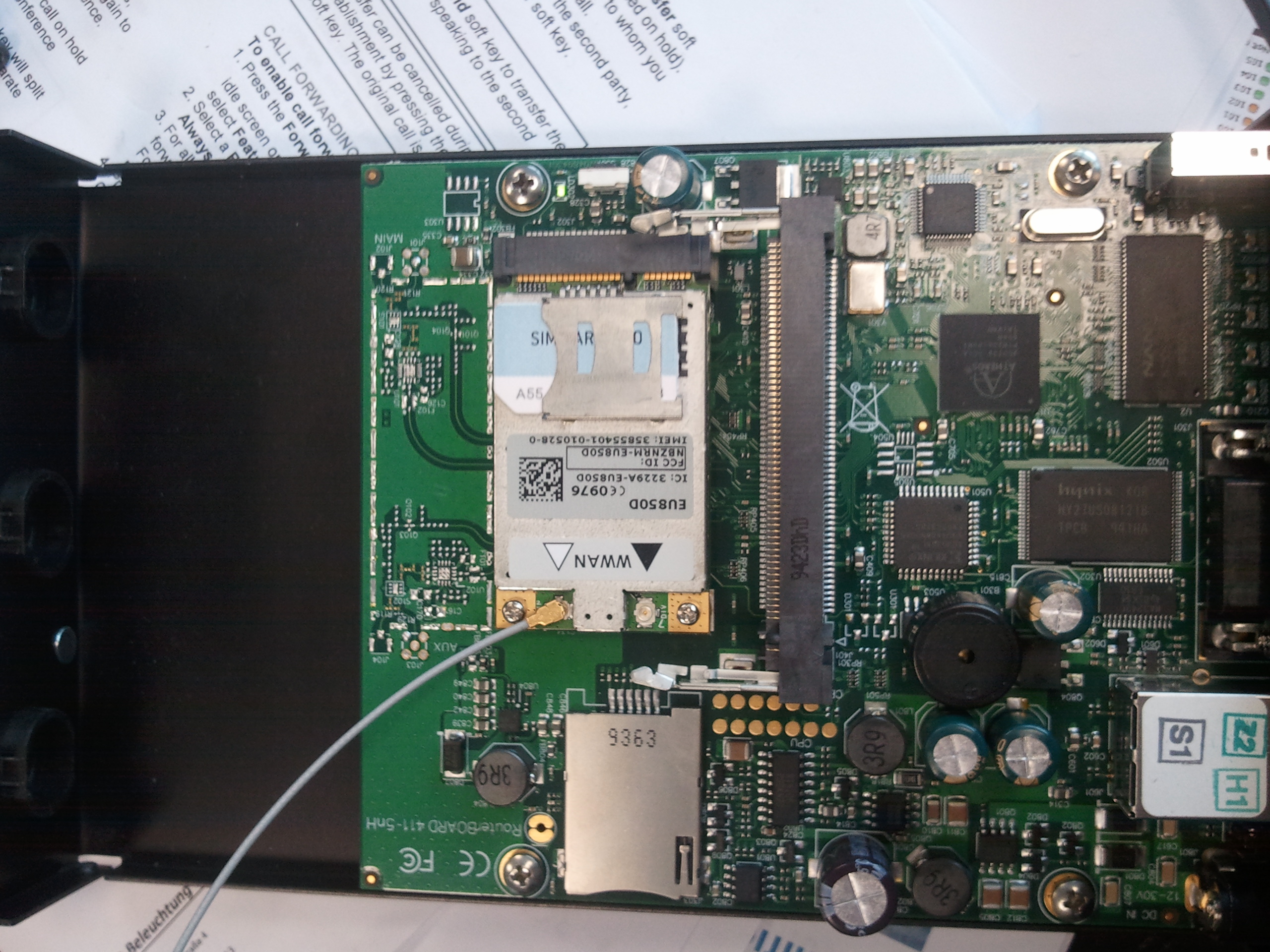 EU850D UMTS Card - Wireless Networking - MikroTik community forum