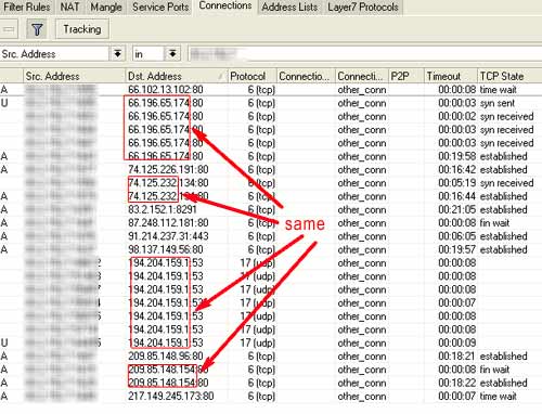 IP connection limit - General - MikroTik community forum