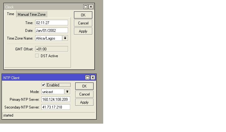 HELP WITH NTP SETTINGS FOR MY RB433AH - Beginner Basics - MikroTik ...