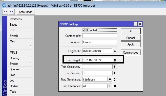 SNMP Setting - Wireless Networking - MikroTik community forum