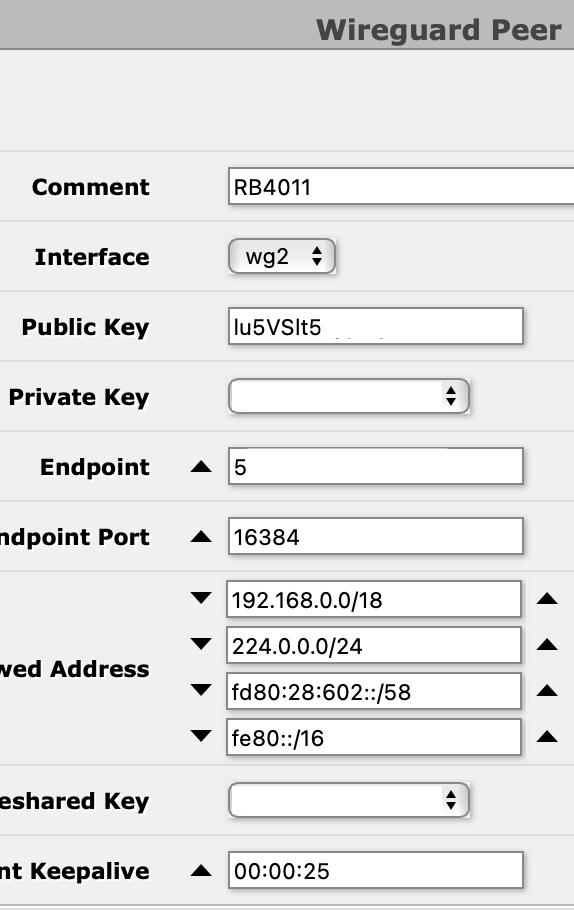 OSPF over Wireguard links - Forwarding Protocols - MikroTik community forum