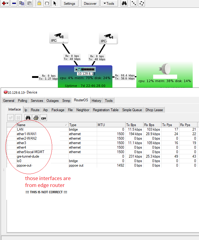 Dude - router OS login to device from dude - The Dude - MikroTik ...