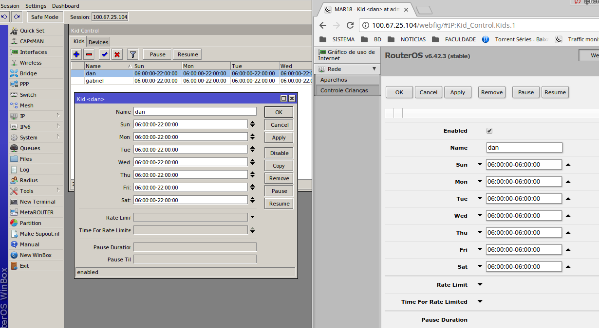 Kid Control Bug - General - MikroTik community forum