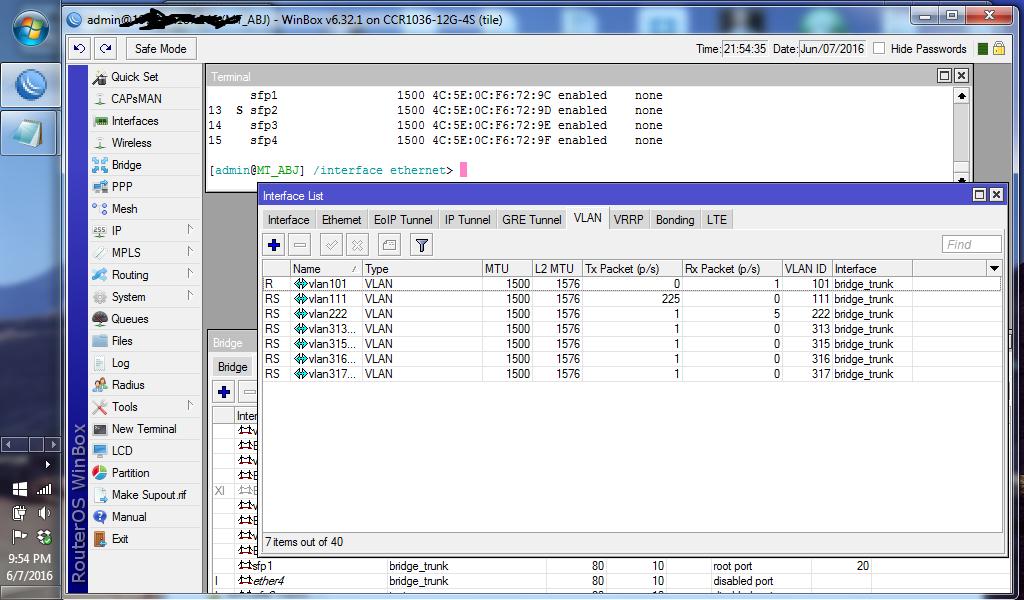 Loop issue in VLAN trunking between two CCR Routers - General - MikroTik community forum