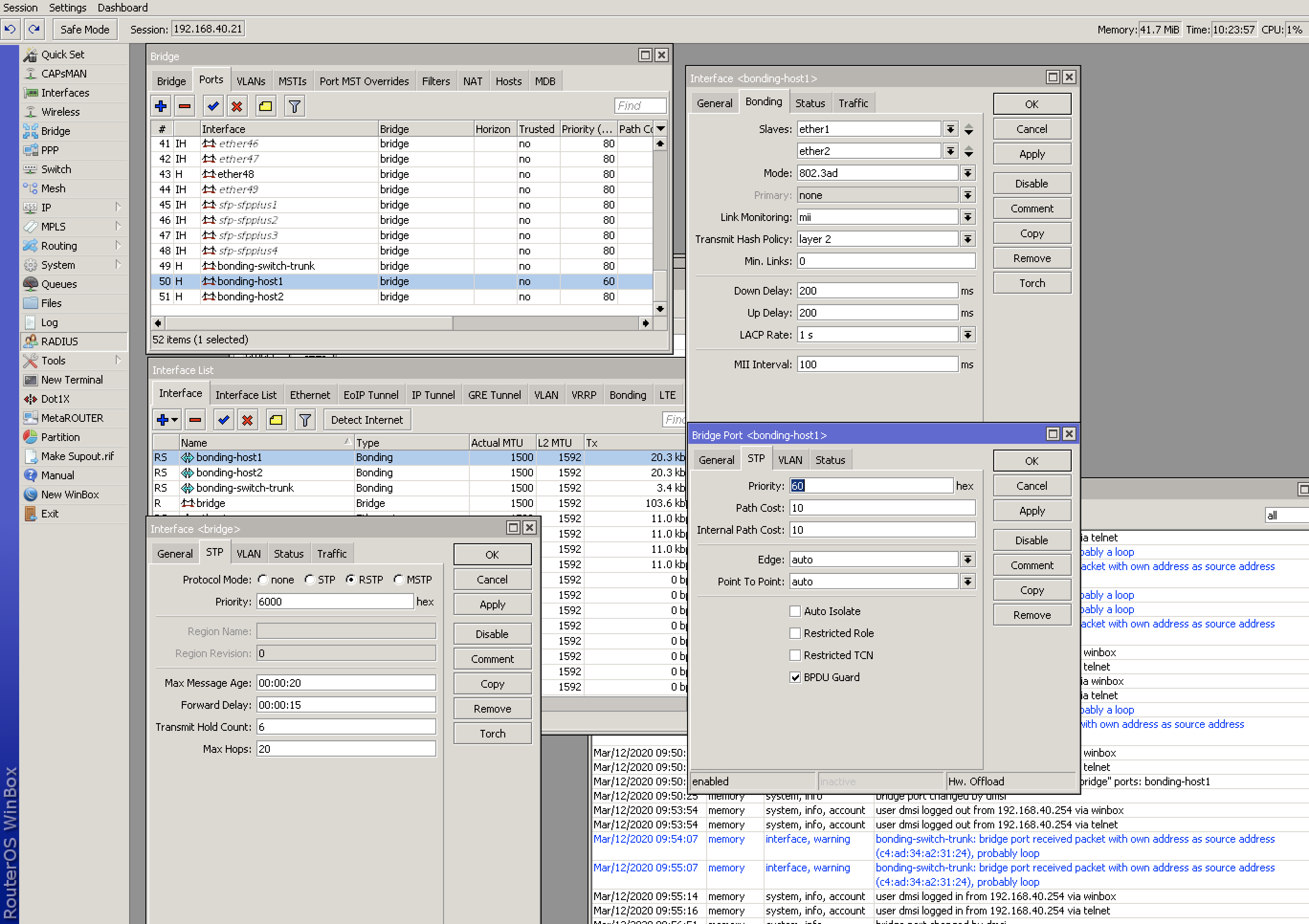 Proper way to configure RSTP/Loop protection - General - MikroTik ...