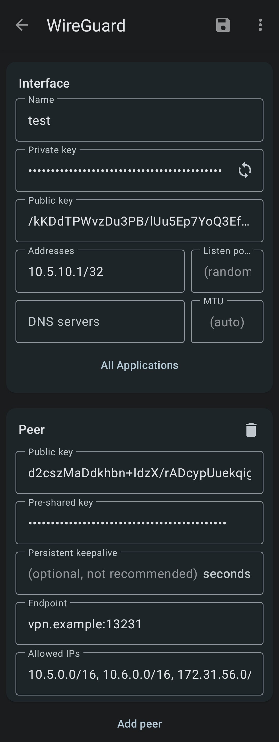 Request For Wireguard Peers Configurable Client Listenport And Allowedips Page 2 General