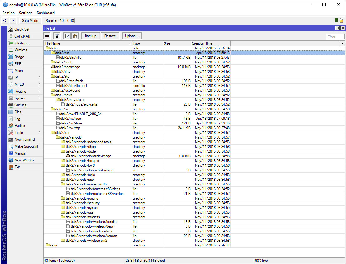CHR + HyperV -> visible filesystem - General - MikroTik community forum