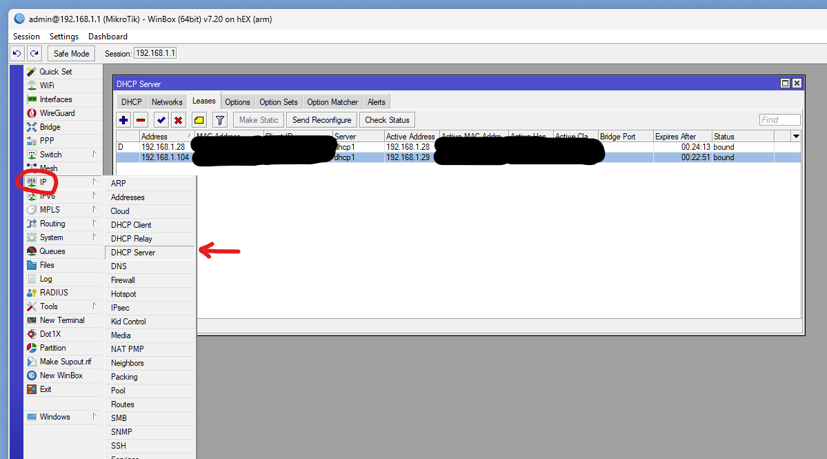 How to set a static IP, either with Winbox or the WebUI? - Beginner Basics - MikroTik community ...
