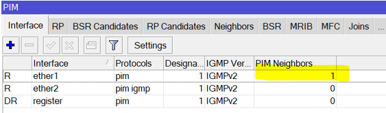 PIM multicast forwarding stops after brief interface outage - Forwarding Protocols - MikroTik ...