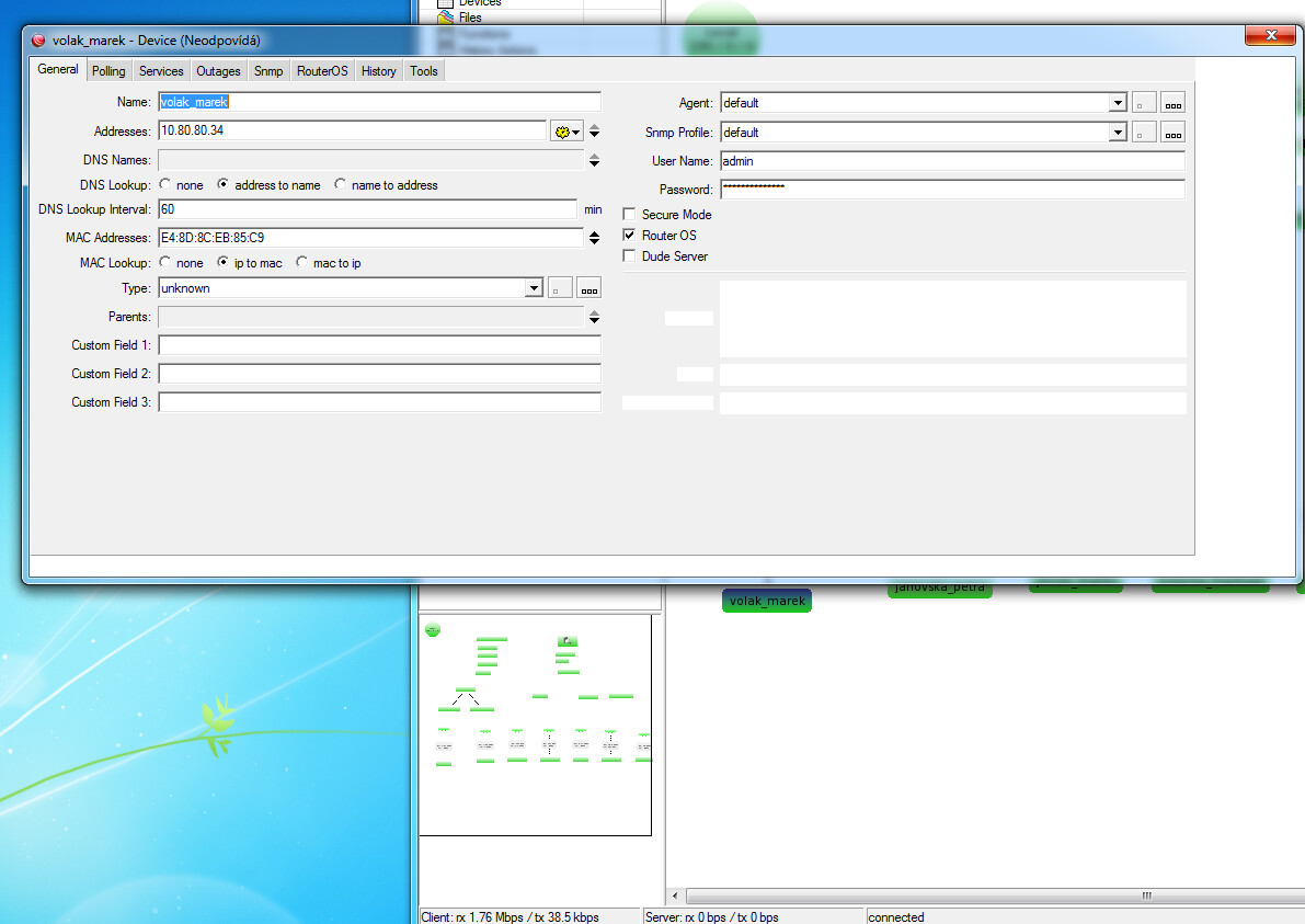 Dude client not responding - The Dude - MikroTik community forum