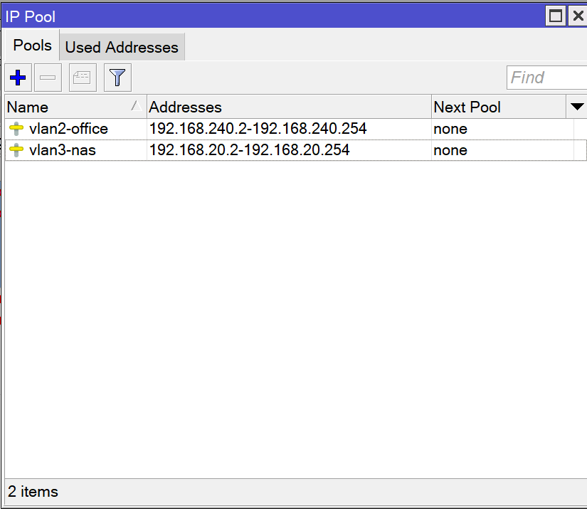 DHCP setup for multiple VLANs - General - MikroTik community forum