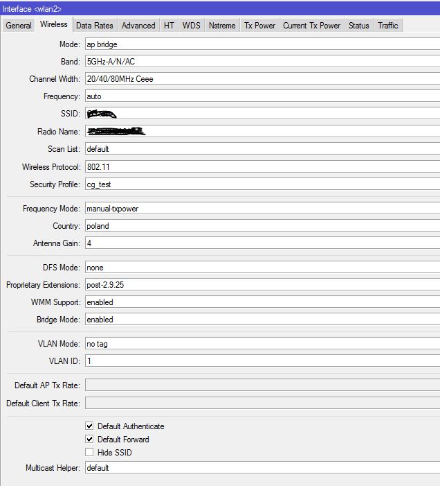 R11e-5HacD in AP mode - data trans. problems - Wireless Networking - MikroTik community forum