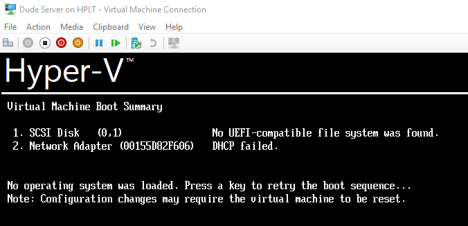 Hyper V - No operating System - Virtualization - MikroTik community forum