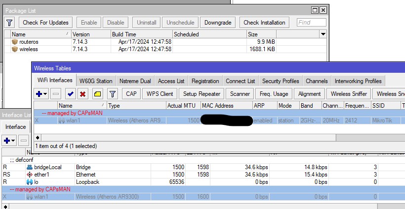 Capsman and cAP Lite - help needed - Beginner Basics - MikroTik ...