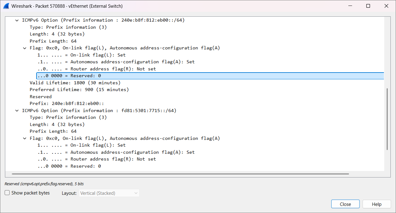 DHCPv6-PD + SLAAC (Prefered flag) - RouterOS - MikroTik community forum