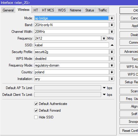 2,4GHz SSID disappears after a few hours - Beginner Basics - MikroTik community forum