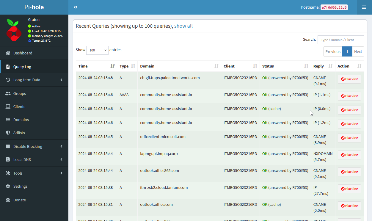 DNS Settings for PiHole Container - Beginner Basics - MikroTik community forum