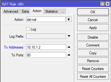 dst-nat in NAT doesn't appear to be working - Beginner Basics - MikroTik community forum