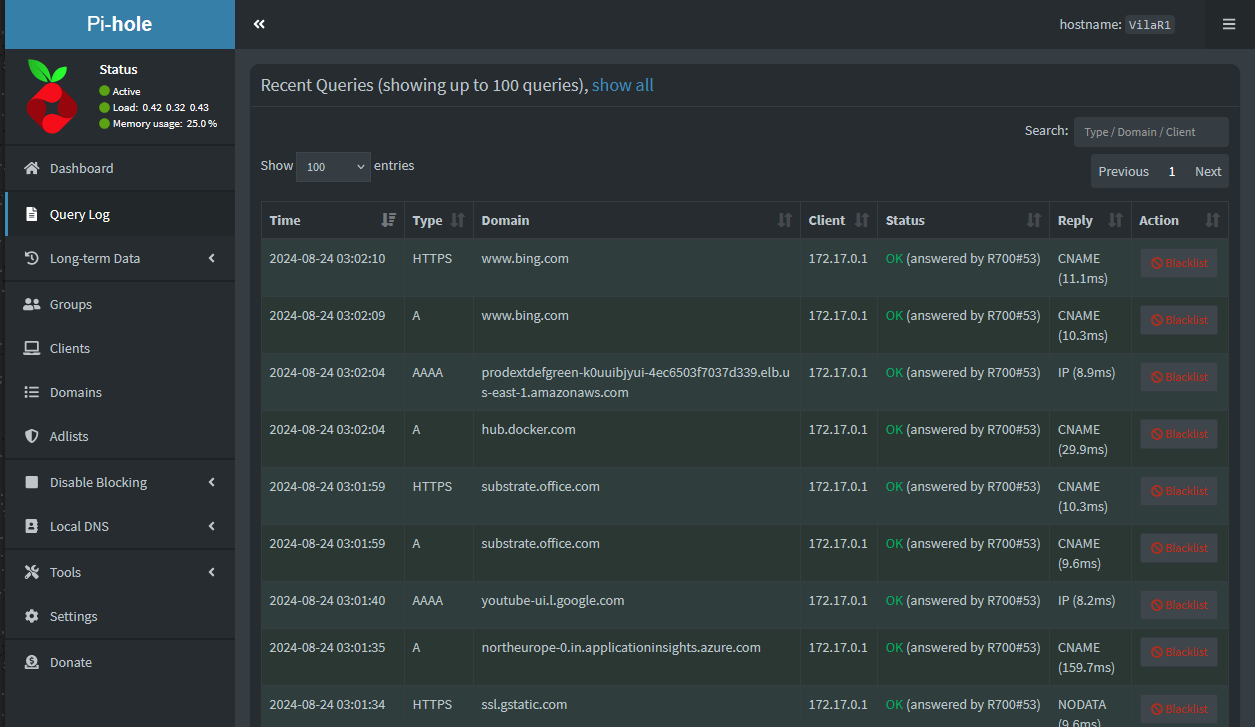 DNS Settings for PiHole Container - Beginner Basics - MikroTik community forum