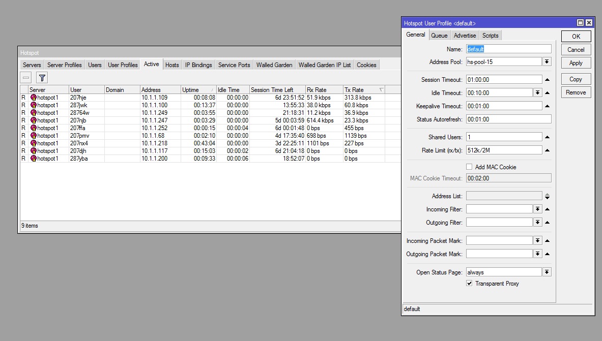 Session Timeout in User Profile - Beginner Basics - MikroTik community forum