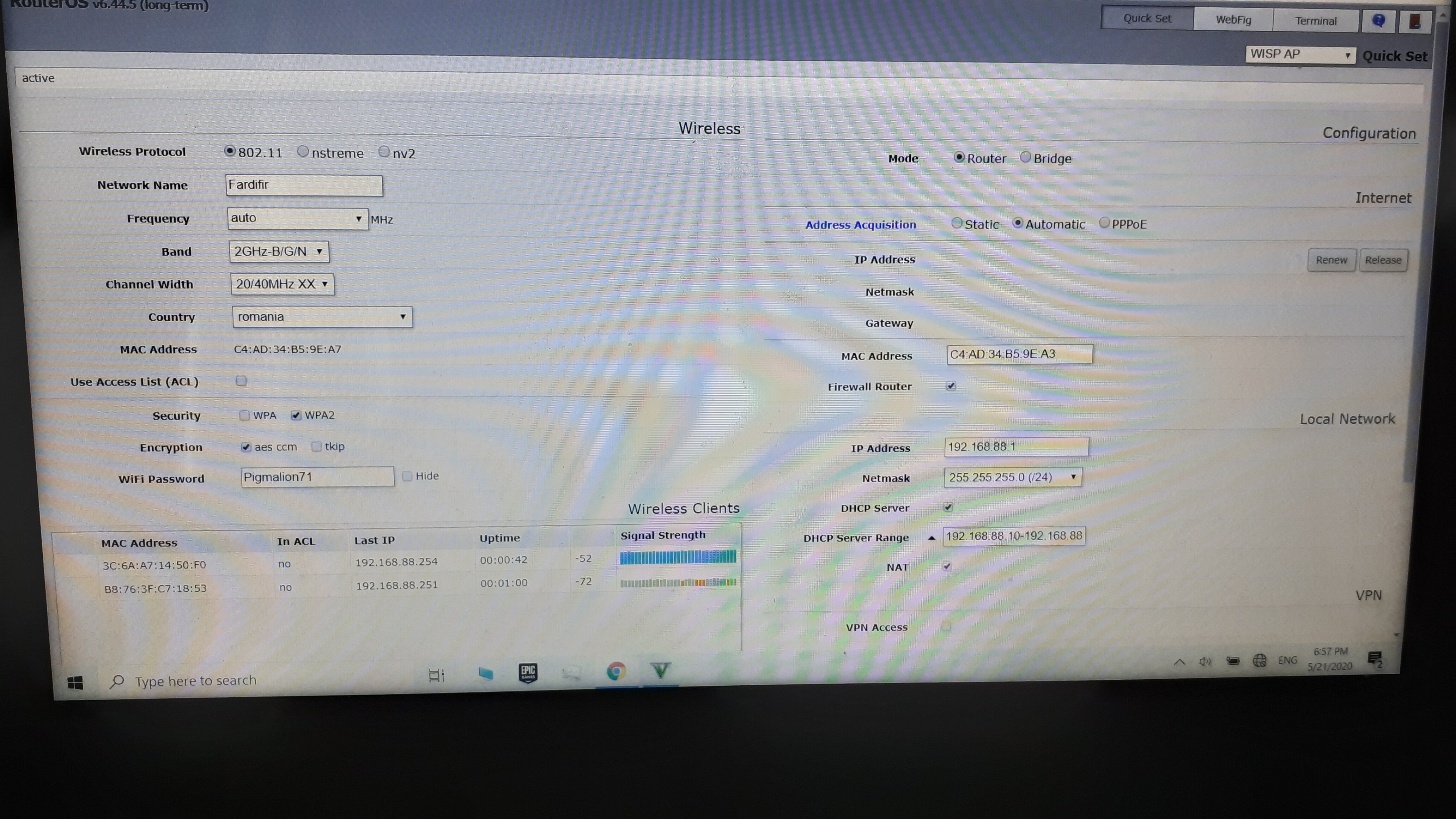 Hap mini setup - Beginner Basics - MikroTik community forum