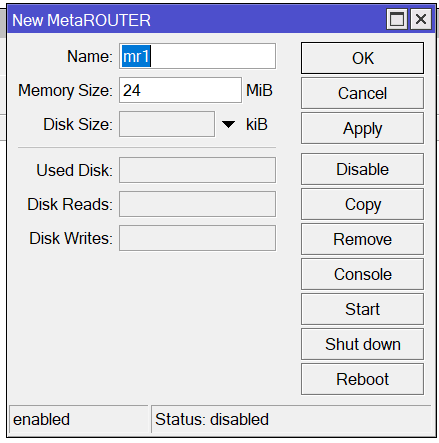 problem related to metaROUTERs in MT 951ui - Beginner Basics - MikroTik community forum